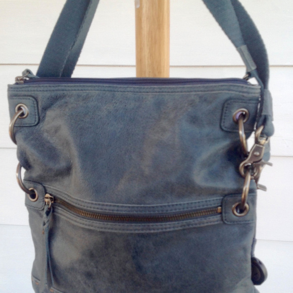 The Sak | Bags | The Sak Pax Blue Leather Convertible Handbag Bag ...